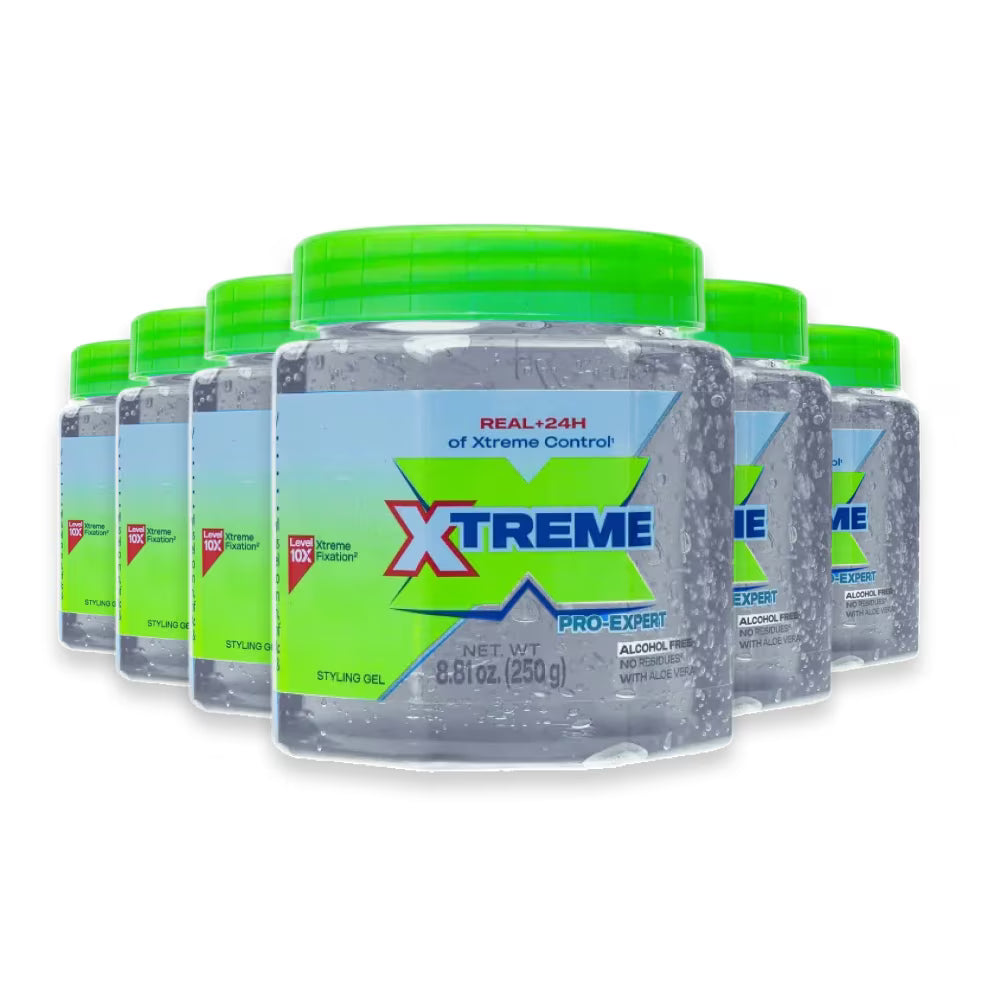 Xtreme Professional Styling Gel, Clear - 8.8 Oz - 24 Pack – Contarmarket