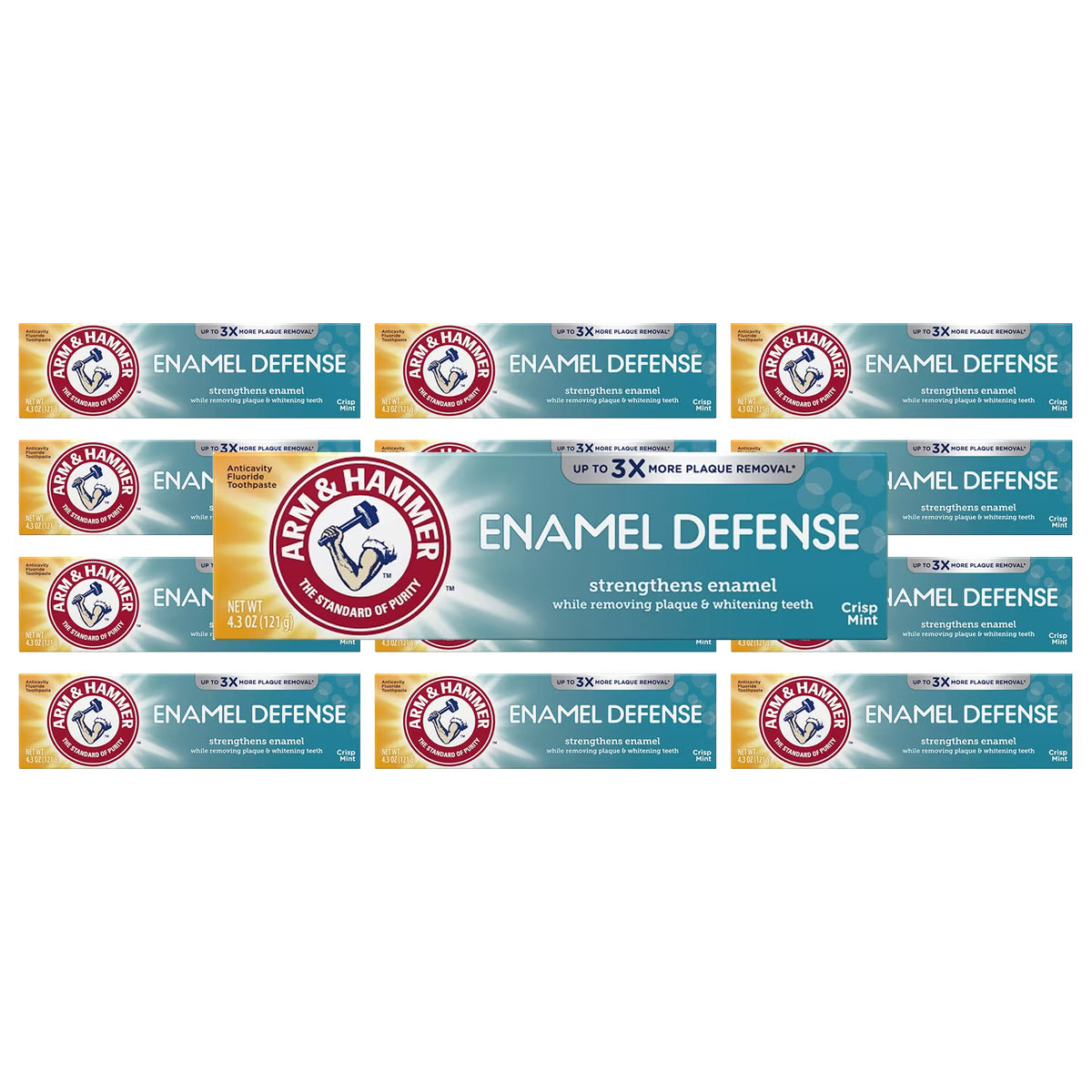 Arm & Hammer Enamel Defense Toothpaste Truly Radiant Bright & Strong 4 ...