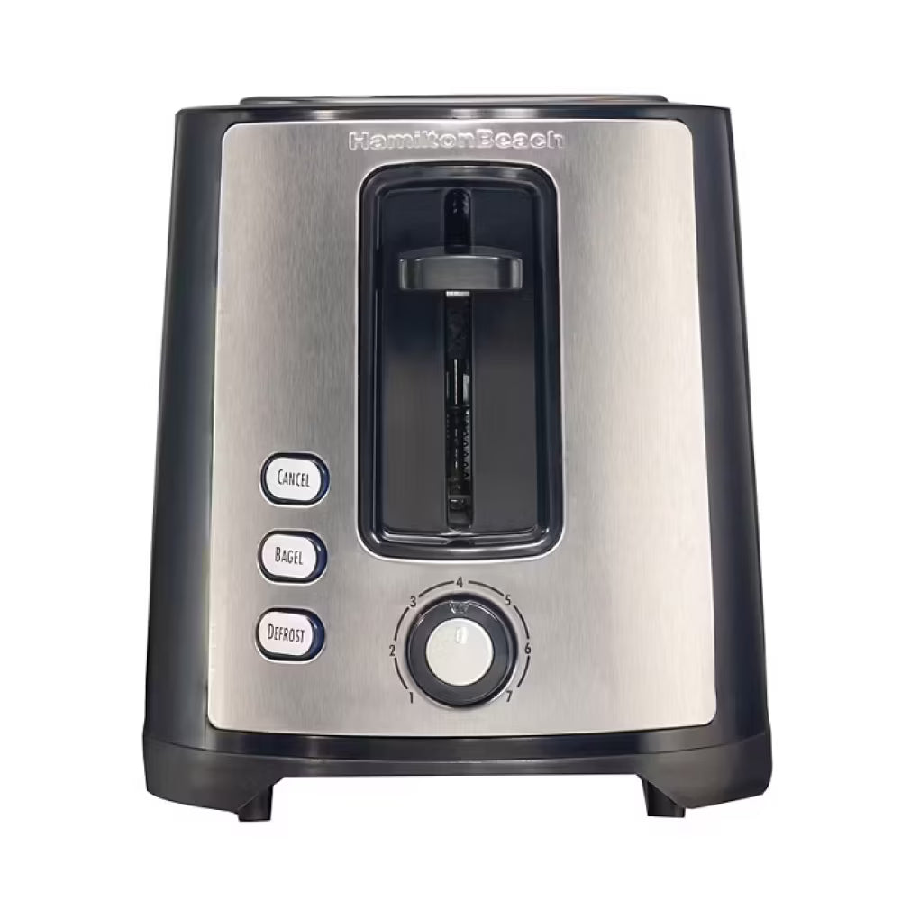 Hamilton Beach 2-Slice Extra Wide Slot Toaster – Black & Stainless Ste ...