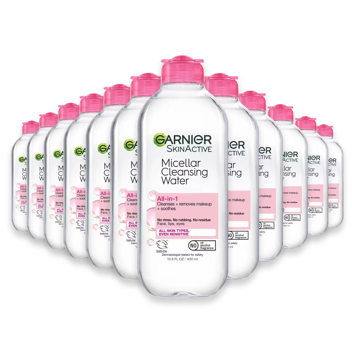 Garnier SkinActive Micellar Cleansing Water All-in-1 - 13.5 oz - 12 Pa ...