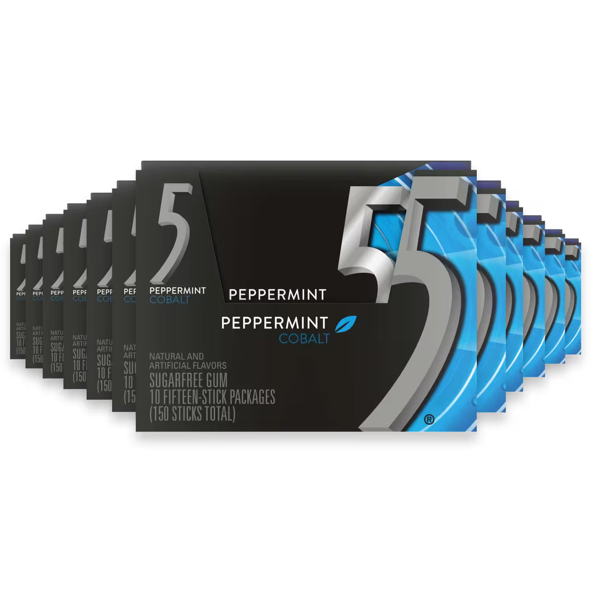 Wrigley's 5 Gum Peppermint Cobalt Chewing Gum – 15 Pieces – 120 Pack ...