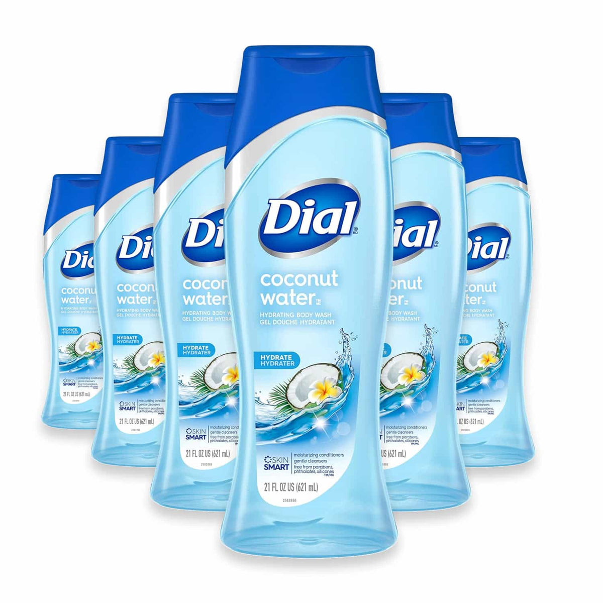 Dial Coconut Water Body Wash 16 oz 6 Pack – Contarmarket
