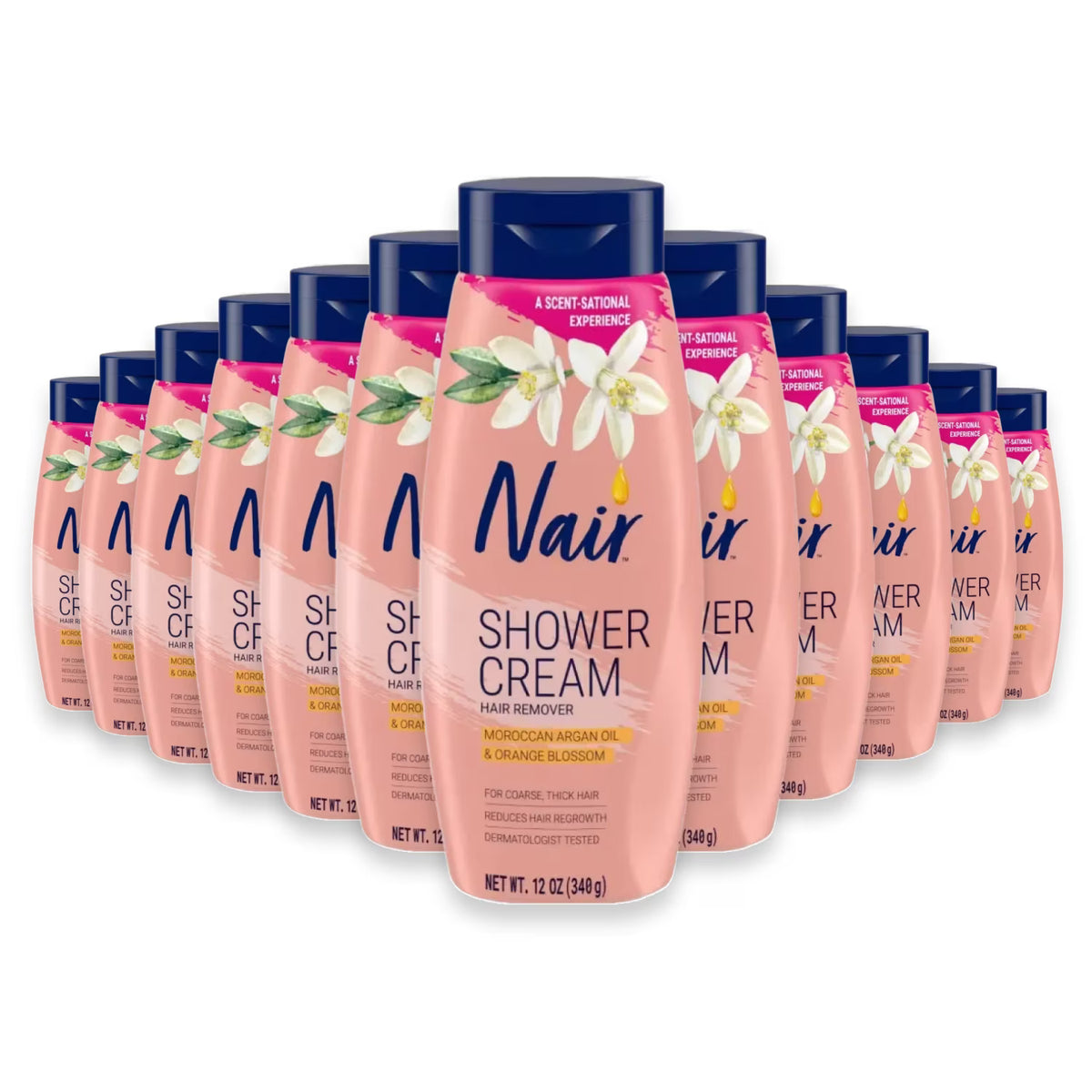 Nair Shower Power Max Hair Removal Cream - 12 oz - 12 Pack – Contarmarket
