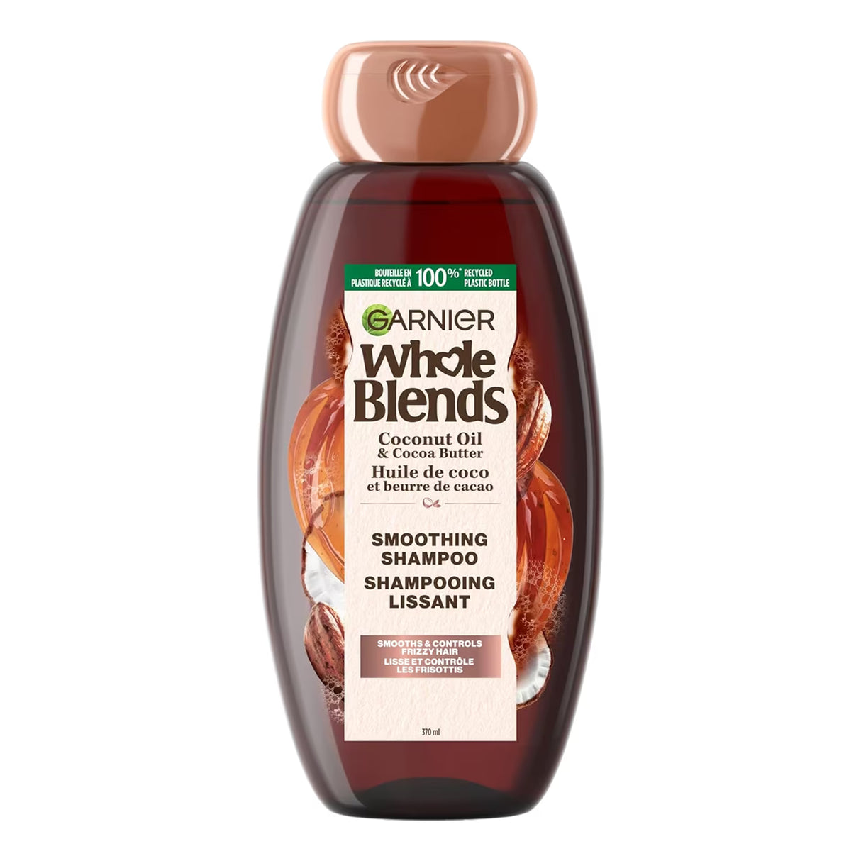 Garnier Whole Blends Coconut Oil and Cocoa Butter Smoothing Shampoo ...