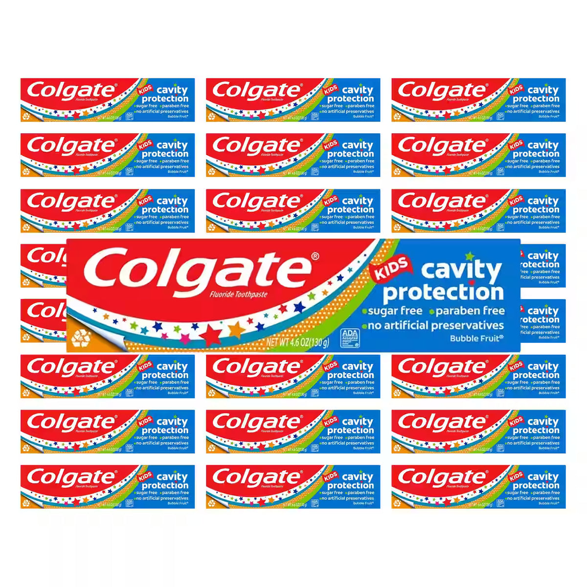 Colgate Kids Toothpate, Bubble Fruit - 4.6oz - 24 Pack – Contarmarket