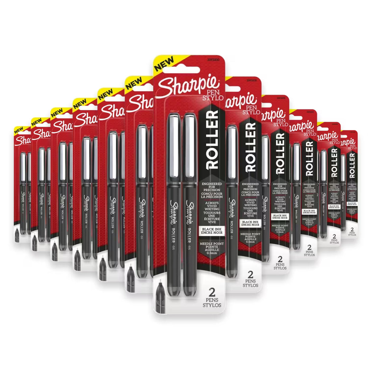 Sharpie Roller Retractable Pens Black 48 Pack – Contarmarket