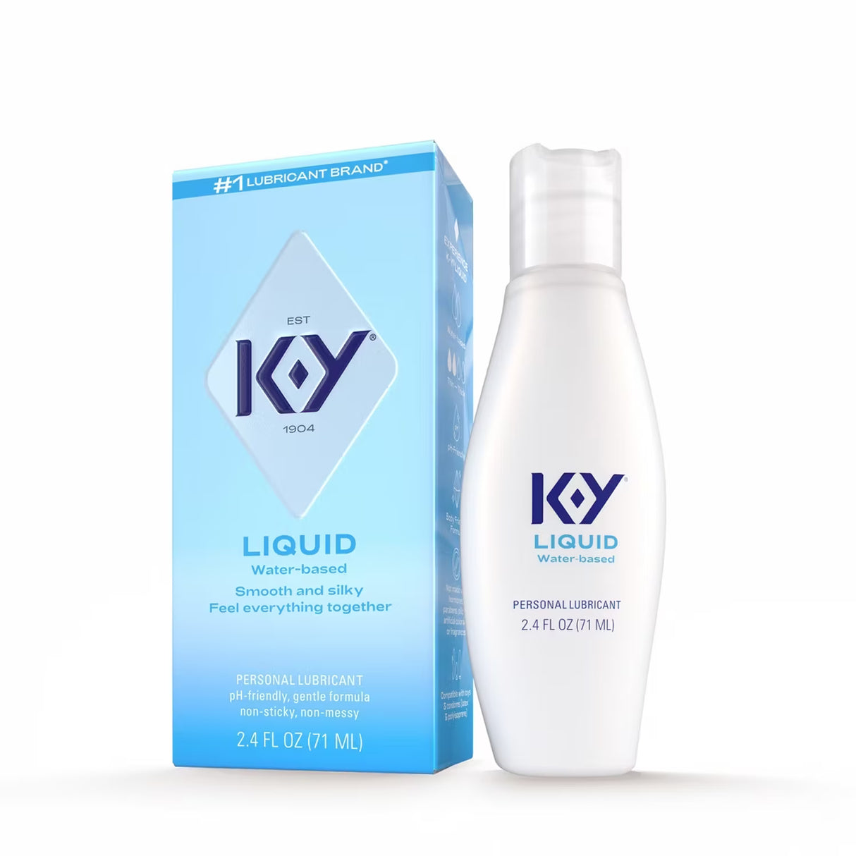 K-Y Liquid Personal Lubricant 2.4 oz | Case of 24 – Contarmarket