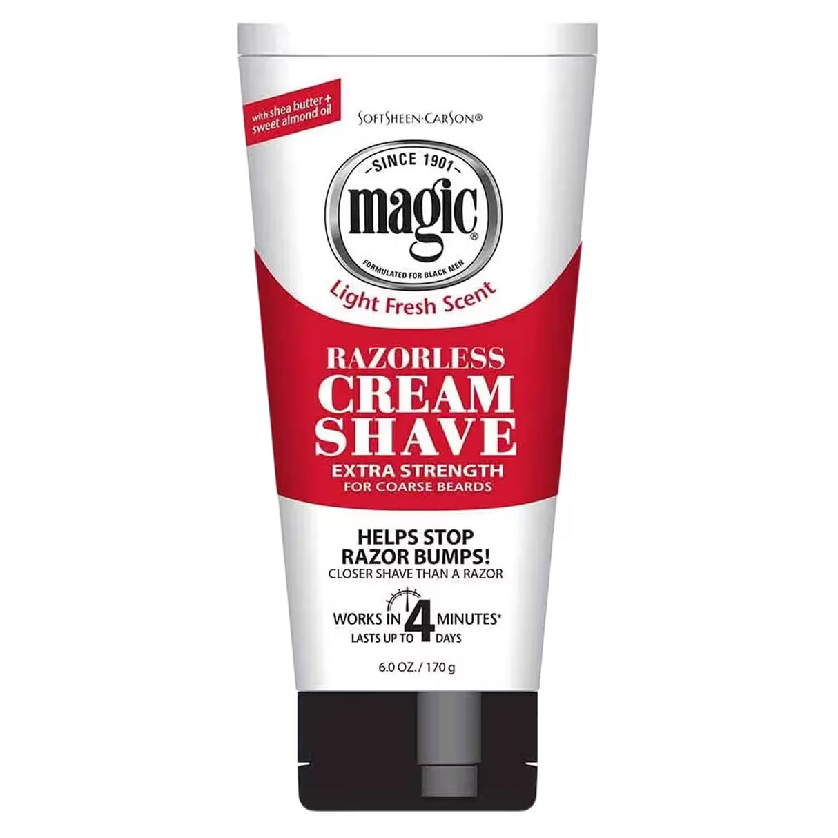Magic Shave Razorless Cream Shave Extra Strength - 6 oz - 6 Pack ...