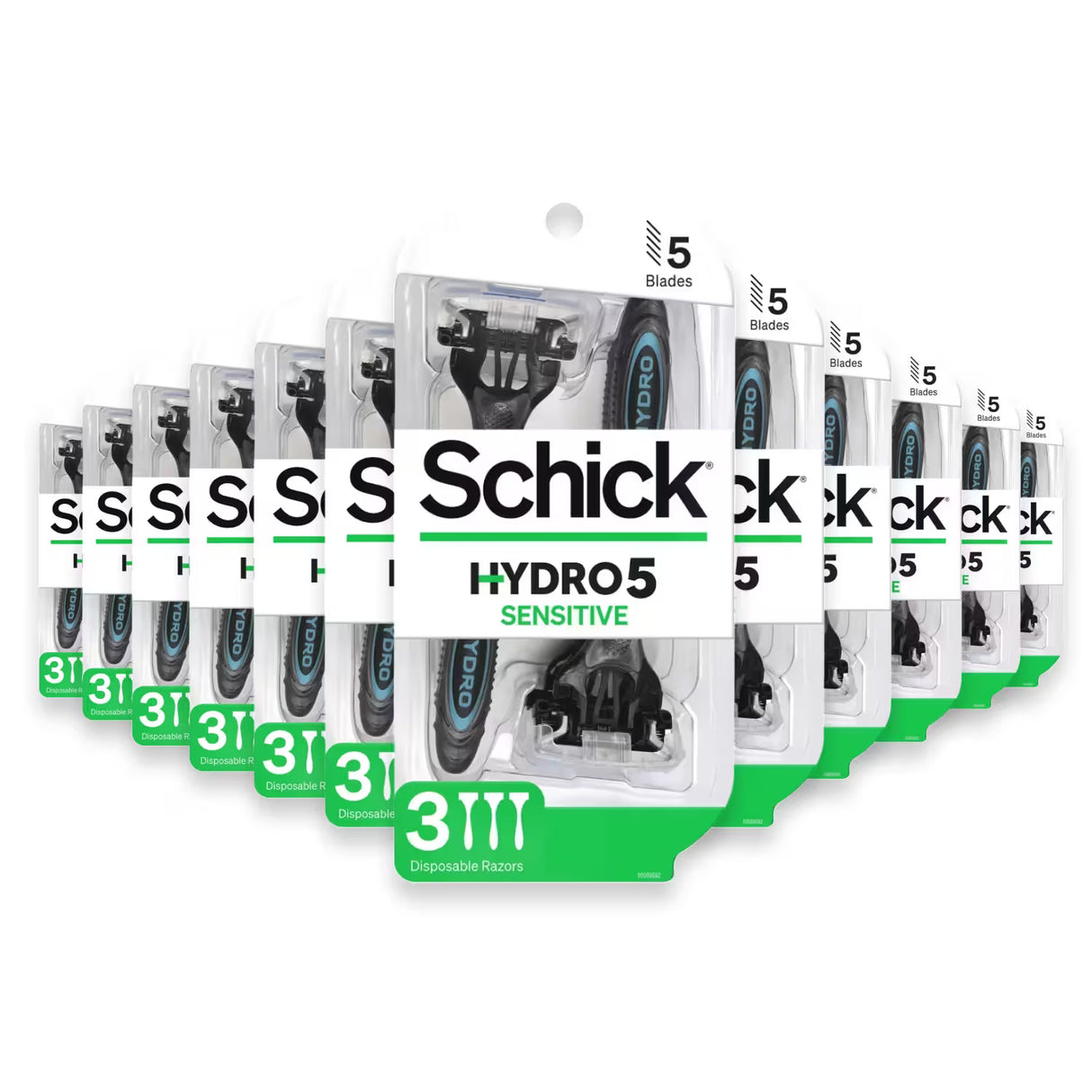 Schick Hydro5 Sensitive Disposable Razors 12 Pack – Contarmarket