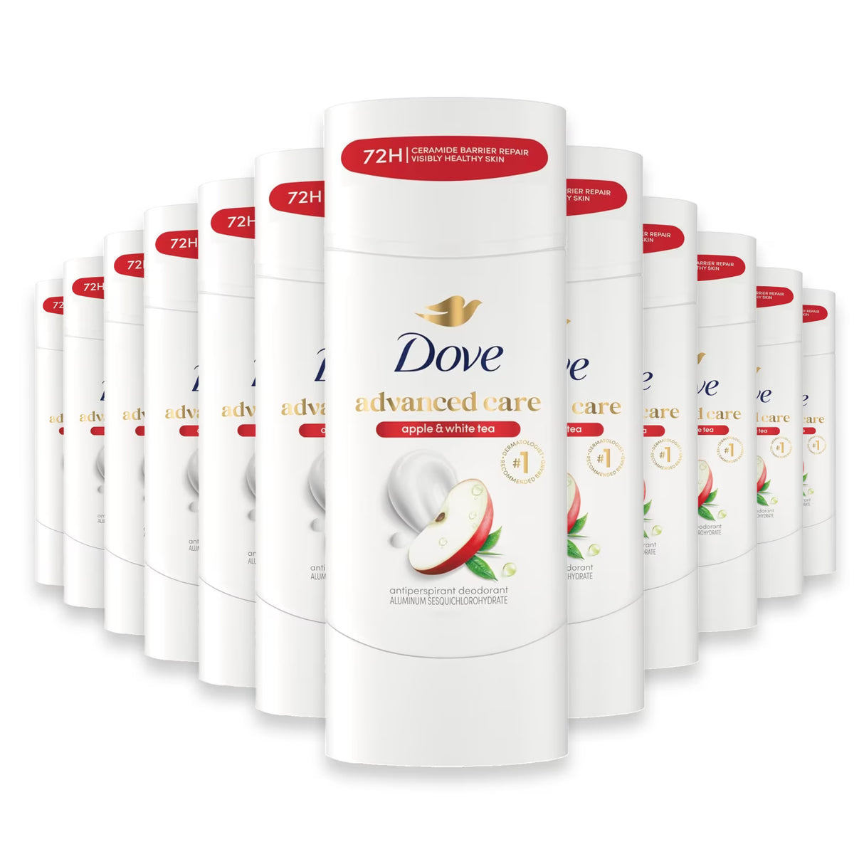 Dove Advanced Care Apple & White Tea Antiperspirant Deodorant Stick ...